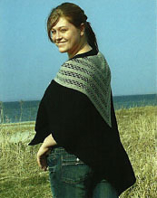 Ravelry: Mursten - Trekantet sjal med mønster i forbandt pattern by ...