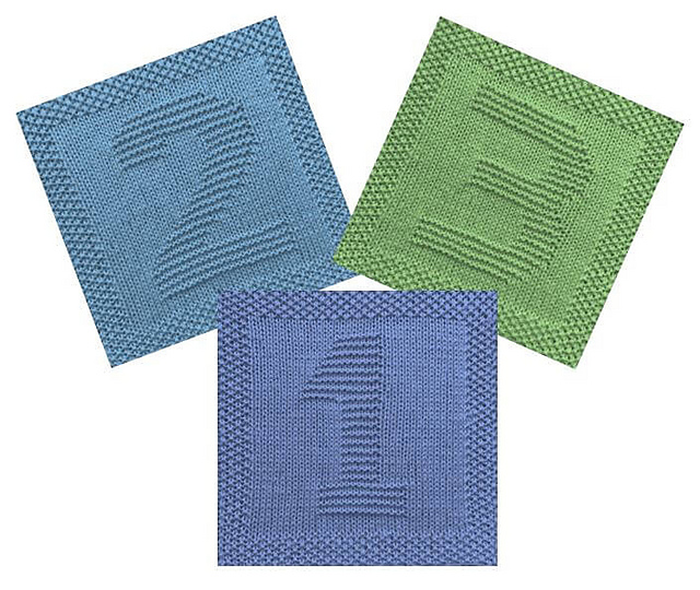 Ravelry: Numbers Squares pattern by Daisy and Storm