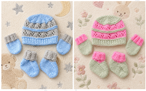 Ravelry: Alana Baby Set pattern by Daisy Gray Knits