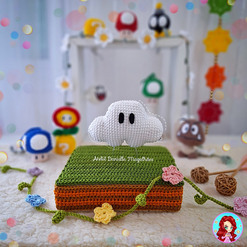 Ravelry: Super Mario Bros cloud pattern by Danielle Magalhães