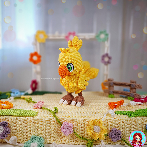 Ravelry: Kweh Bird (Chocobo) pattern by Danielle Magalhães