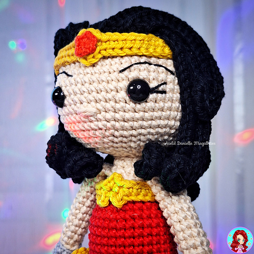 Ravelry: Wonder Woman Amigurumi pattern by Danielle Magalhães