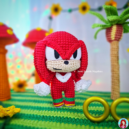 Ravelry: Knuckles the Echidna pattern by Danielle Magalhães