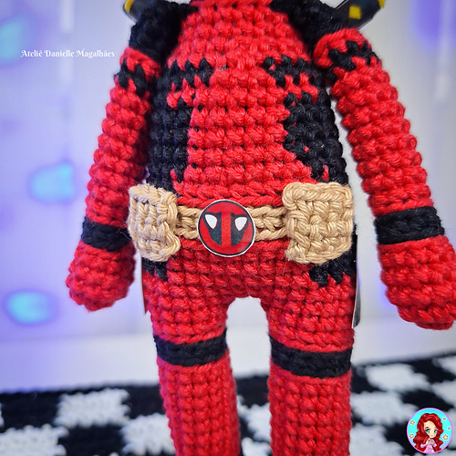 Ravelry: Deadpool (big version) pattern by Danielle Magalhães