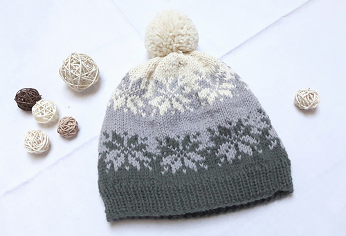 Ravelry: Septemberstjerner Lue | September Star Beanie pattern by MaBe