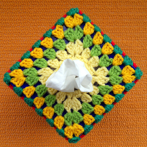 Ravelry: Granny's Tissue Box Cover pattern by Daniela Herbertz