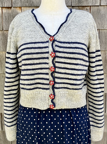 Ravelry: Sailor's Daughter Cardigan pattern by Isle of Yarn Knitwear