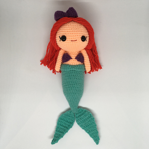 Ravelry: Crochet Ariel Mermaid Doll pattern by Nikki Lancaster