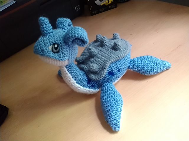 Ravelry: Lapras - Amigurumi pattern by Anaïs Poiraudeau