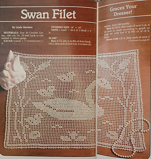 Ravelry: Swan Filet pattern by Linda Mershon