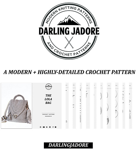Ravelry: The Lola Bag pattern by Darling Jadore