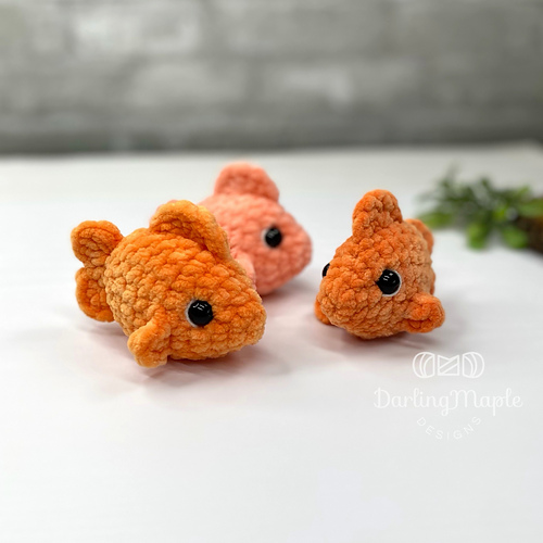 Ravelry: Jelly Bean Goldfish pattern by Darling Maple Designs
