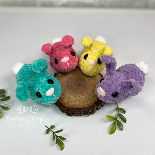 Ravelry: Jelly Bean Bunny pattern by Darling Maple Designs