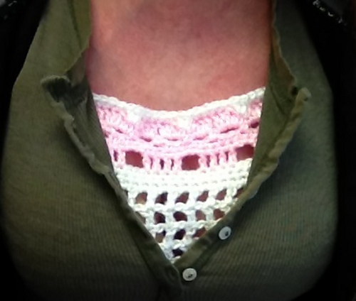 Ravelry: Gothic Skull & Fishnet Cleavage Cover pattern by Dawni Criswell