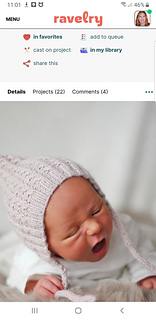 Ravelry: Dazzlingpussycat's Talitha New Born Pixie Bonnet