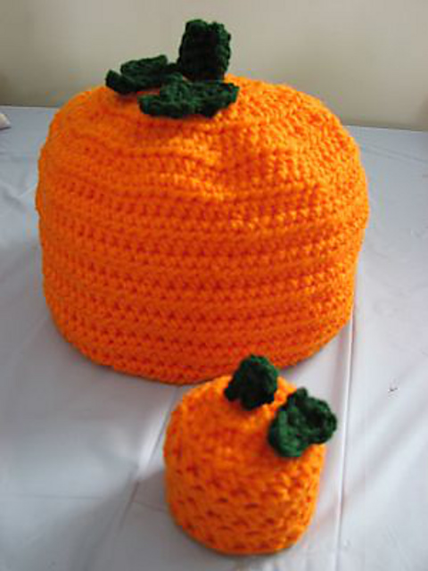 Ravelry: Large & Small Pumpkin Box Covers pattern by Donna Collinsworth