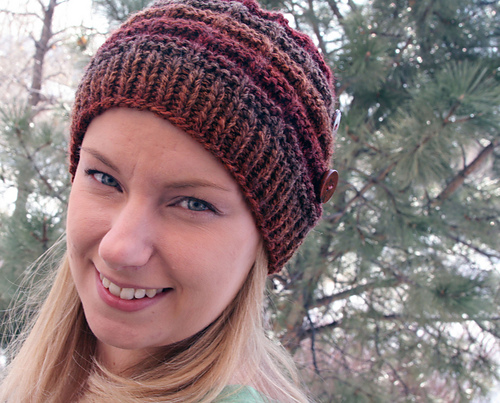 Ravelry: Jennifer Head Hugger Hat pattern by Knit On Designs Ravelry Store