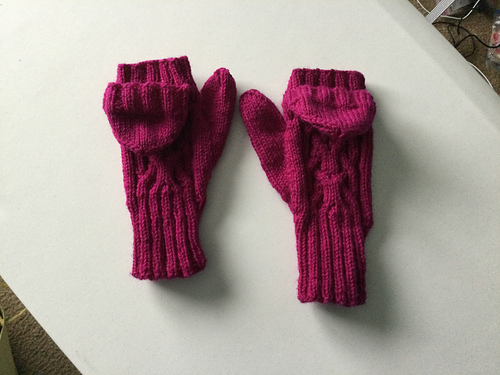Ravelry: Affiknity Flip-Top Mittens pattern by Patty Lyons