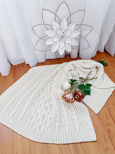 Ravelry: Cables for Ingrid Throw pattern by Debbie Hemsley Kaltenbrunn