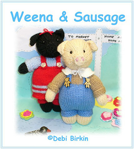 Ravelry: Weena & Sausage Pigs pattern by Debi Birkin
