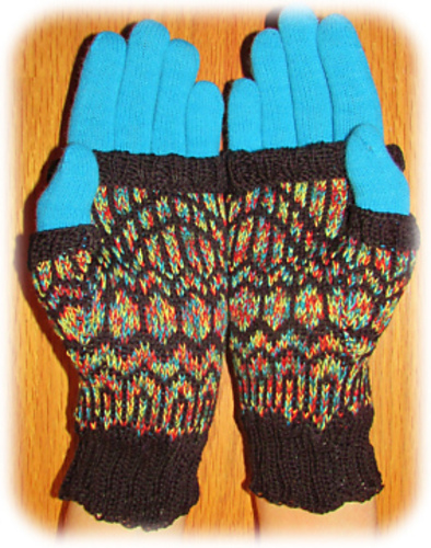 Ravelry: Stained Glass Mitts and Mittens pattern by Deborah Tomasello