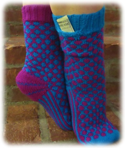 Ravelry: Dot Sock pattern by Deborah Tomasello