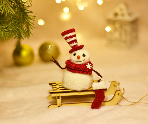 Ravelry: Gothic Snowman pattern by Volha Papova