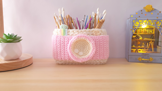 Ravelry: Camera Pen Holder pattern by Delilah Crochet