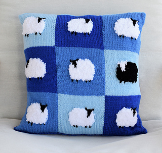 Ravelry: Patchwork Sheep Pillow pattern by Denny Gould
