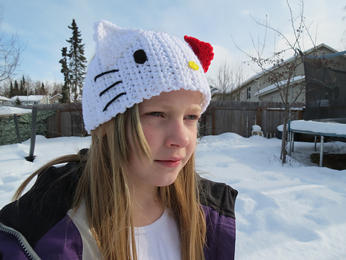 Ravelry: Hello Kitty Headband/Headwrap pattern by Denton Foreman