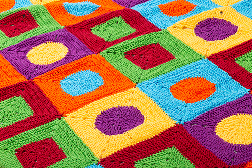 Ravelry: Bright Cotton Baby Blanket pattern by Jacqui Goulbourn
