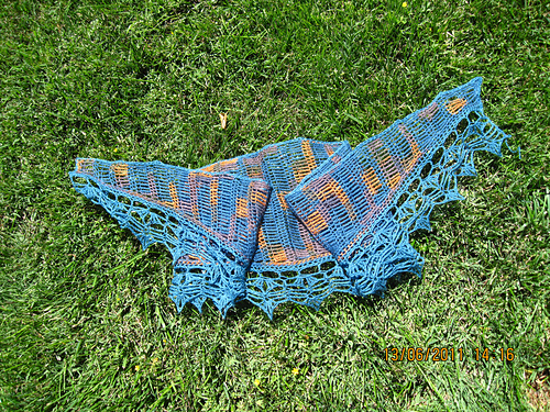 Ravelry: Swoop Crocheted Shawlette pattern by DesiLoop