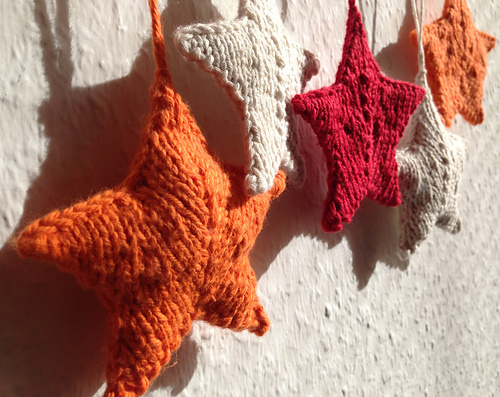 Ravelry: 5-Pointed Star Ornament (Knitted) pattern by Dāvid Räder