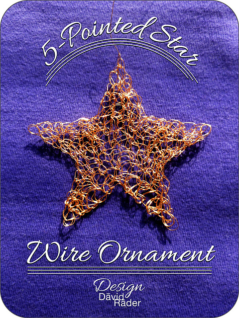 Ravelry: Wire: 5-Pointed Star Ornament (Knitted) pattern by Dāvid Räder