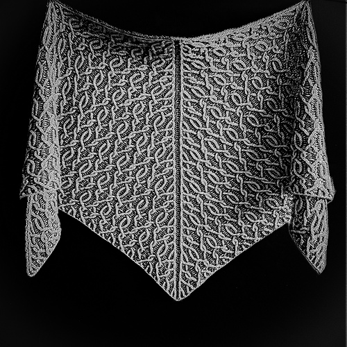 Ravelry: Entwined Queen's Shawl pattern by Julia Decker