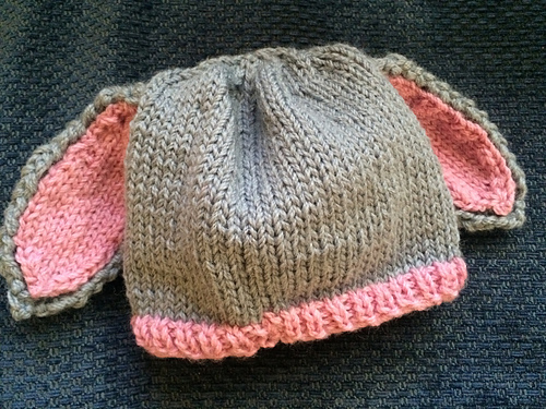 Ravelry: Baby Bunny Knit Hat pattern by Karen Shines