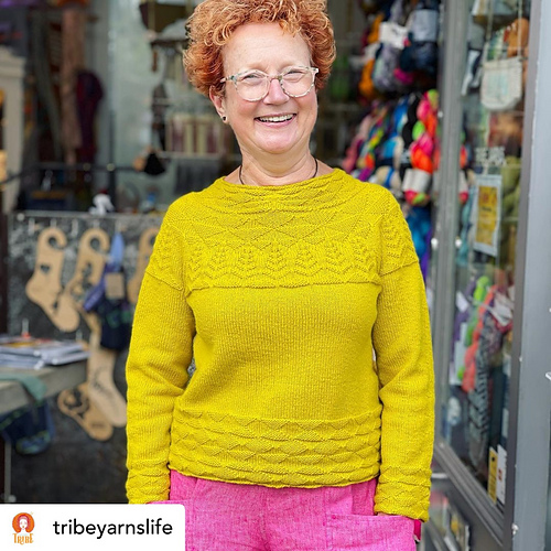 Ravelry: North Sea Yoked Gansey Sweater pattern by Di Gilpin