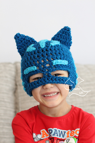 Ravelry: Catboy Mask Hat (PJ Masks) pattern by Dove Crafts UK