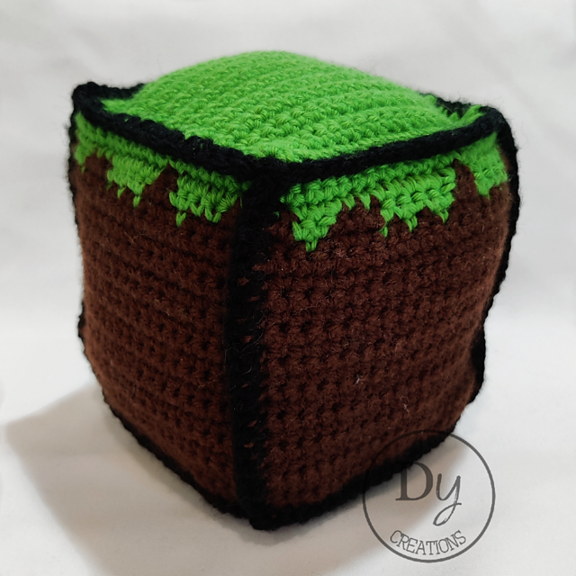 Ravelry: Minecraft Grass Block pattern by Emma Briney