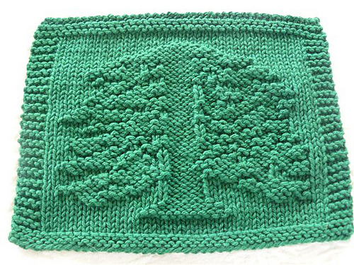 Ravelry: Redwood Tree Dishcloth pattern by Lisa Millan