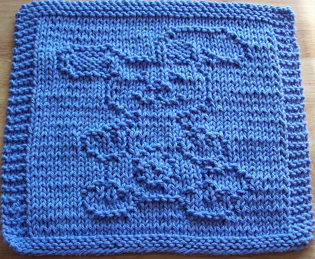 Ravelry: Easter Egg Tummy Knit Dishcloth pattern by Lisa Millan