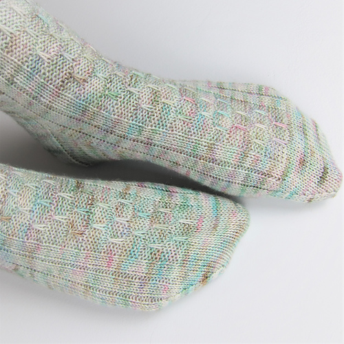 Ravelry: Glitter Drop Socks pattern by Debbie Ford