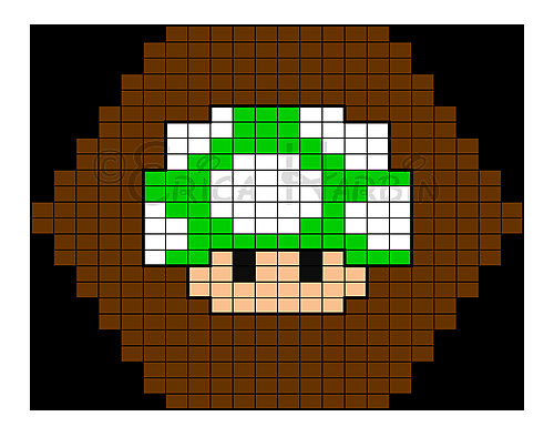 Ravelry: Super Mario Bros. Character Charts pattern by Erica Harbin