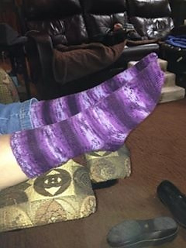 Ravelry: Easy Magic Loop Sock pattern by Courtney Aten