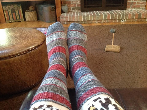Ravelry: Easy Magic Loop Sock pattern by Courtney Aten