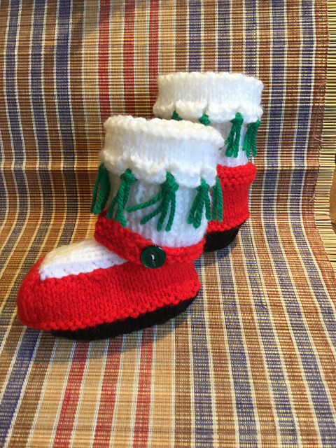 Ravelry: 1st Christmas Bootie pattern by Dizzy Tyke