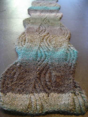 Ravelry: Horizontal Waves Scarf pattern by Karin Netland