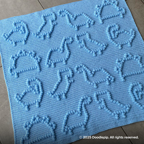 Ravelry: Bobble Dinosaur pattern by Angela Louise Wood