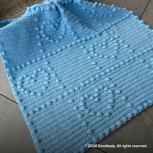 Ravelry: Love Heart Crochet Blanket pattern by Angela Louise Wood