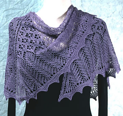 Ravelry: Rosevine shawl- Feather Light Shawls pattern pattern by ...